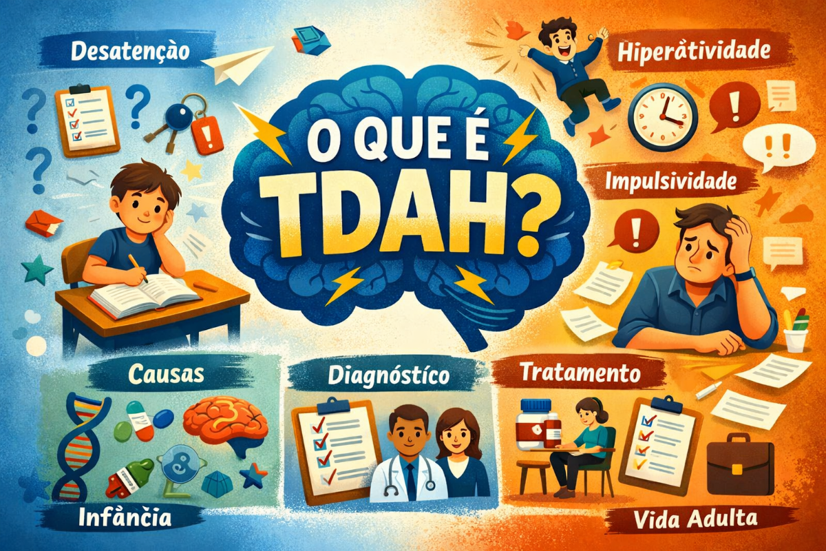 O que é o TDAH? Entenda os sintomas, causas e como identificar